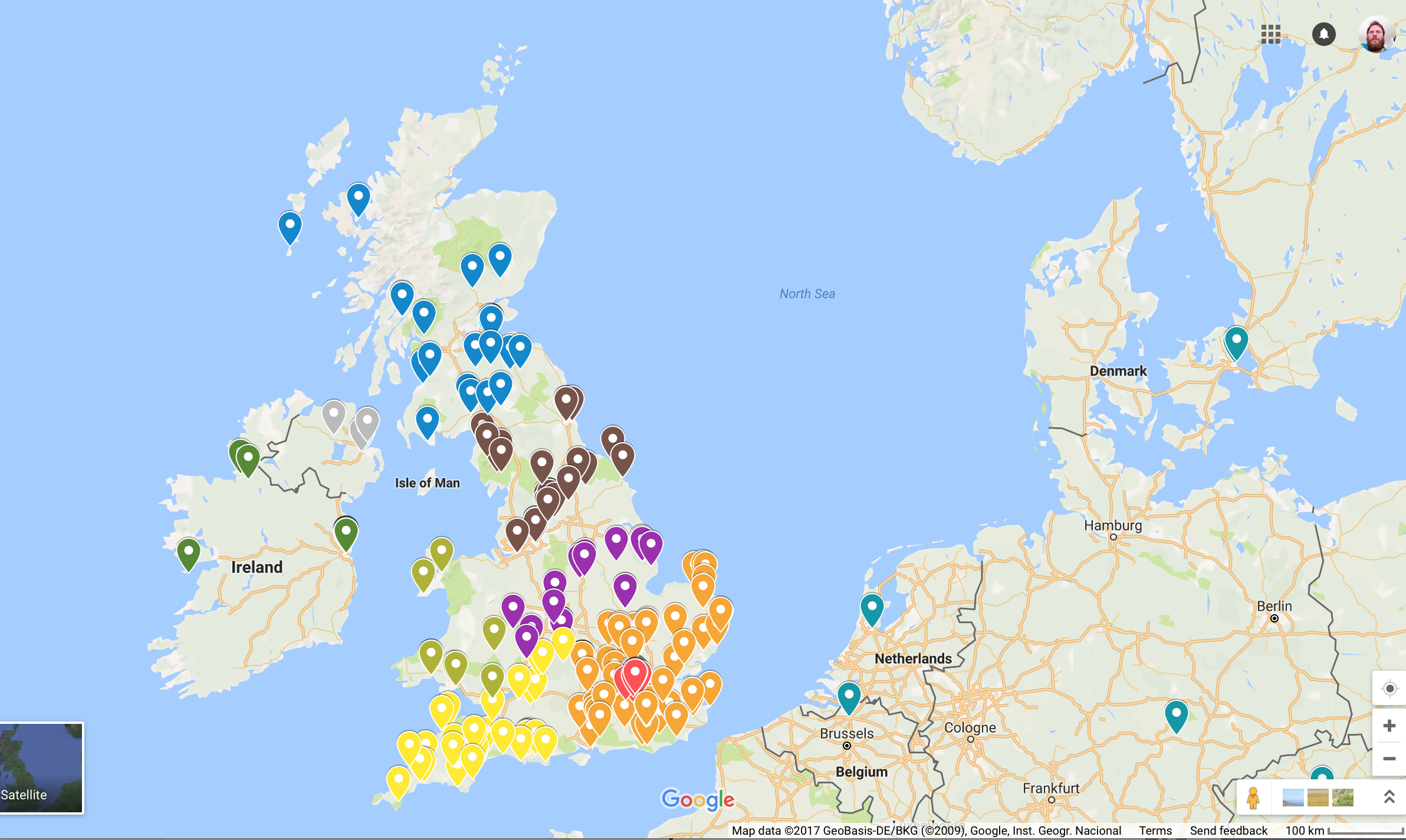 Map of Literary Locations – Literary Britain
